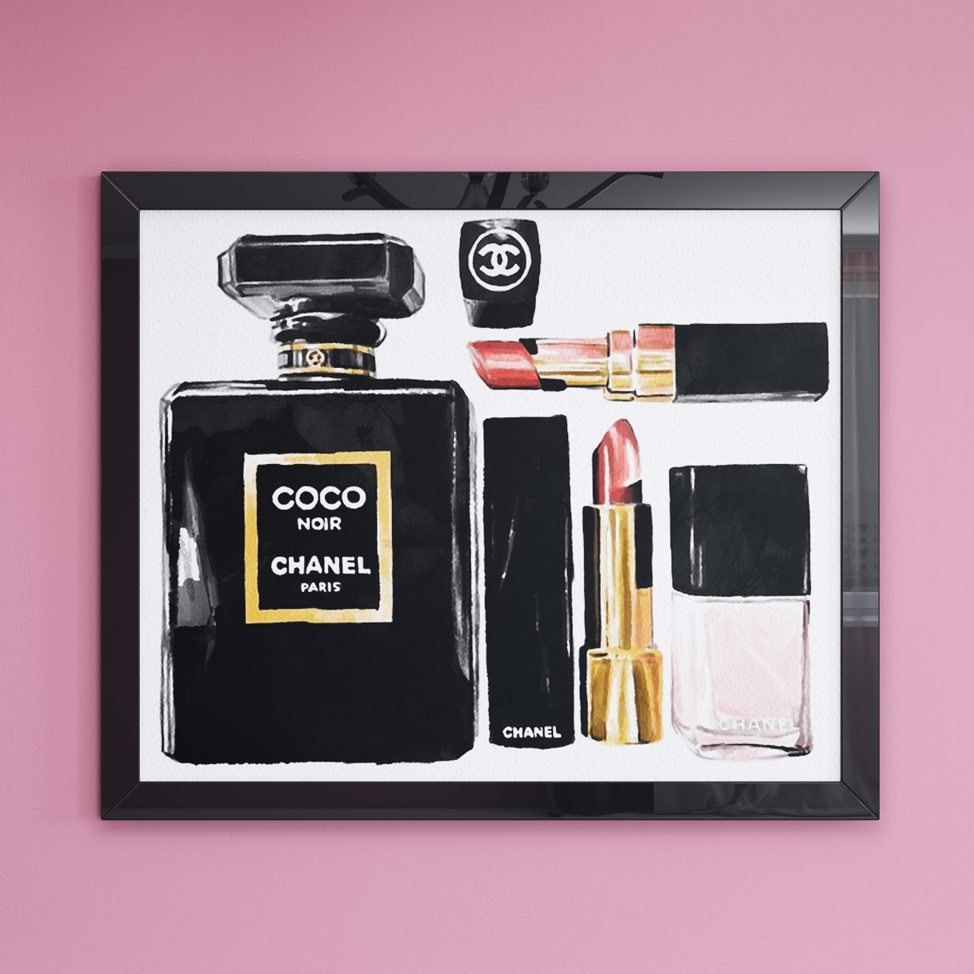 House of Hampton® 'Essentials' Framed Graphic Art & Reviews | Wayfair
